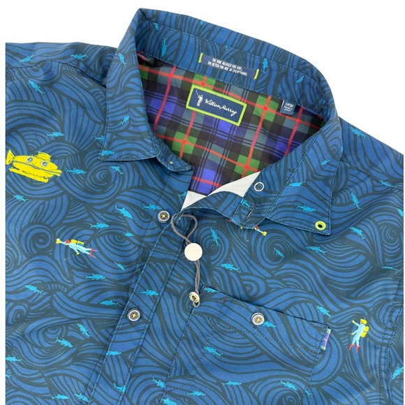William Murray Golf | Shirts | William Murray Golf Mens Large Blue ...